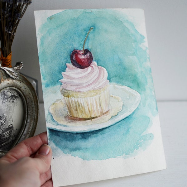 Cupcake Artwork - Etsy