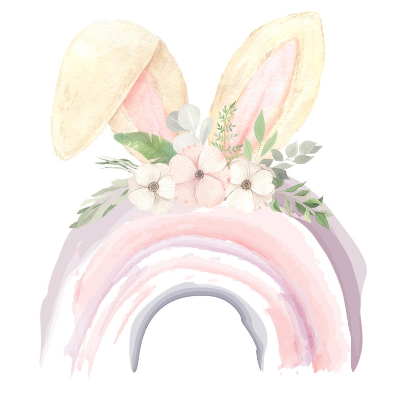 Easter Bunny Rainbow - PNG Design File - Sublimation - Instant Download ...