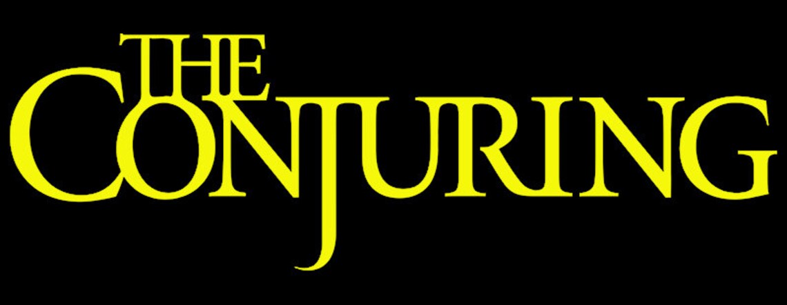 The Conjuring Horror Movie Logo Iron on Tee T-shirt Transfer | Etsy UK