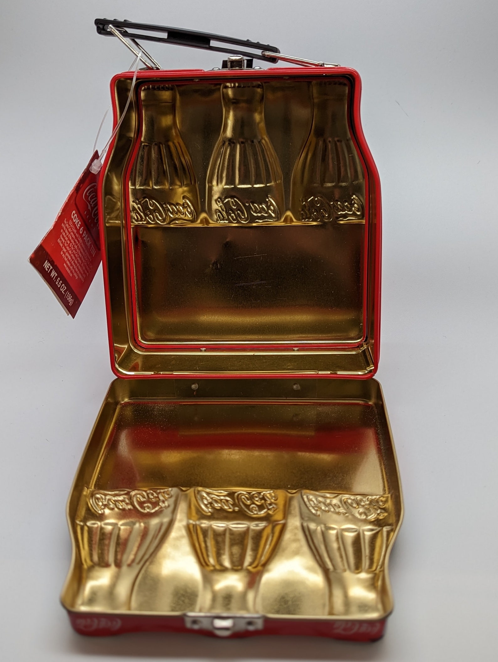 Coca-cola Miniature Toy Tin Lunch Box – Candy Container – With Original ...