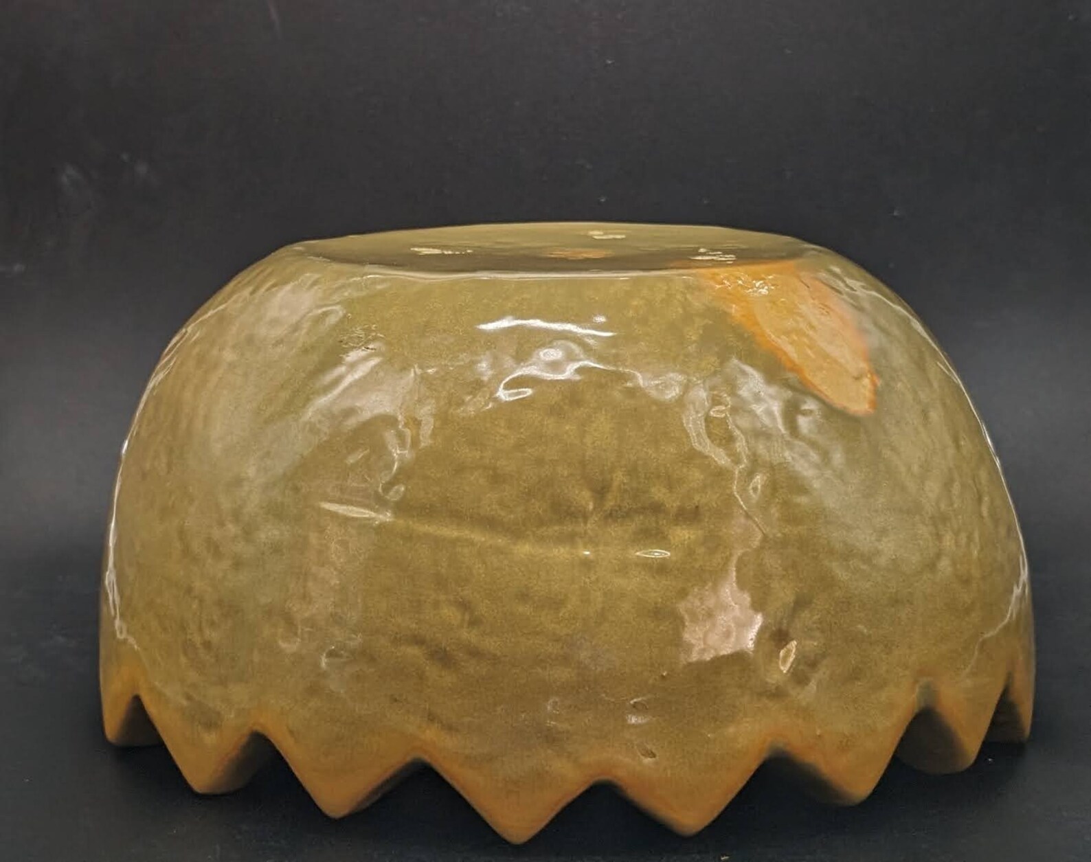 California Pottery Covered Grapefruit Bowl U 58 MCM Kitchen Kitsch ...