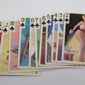 Gil Elvgren Pin-up Playing Cards – 1950s American Beauties Deck - Etsy