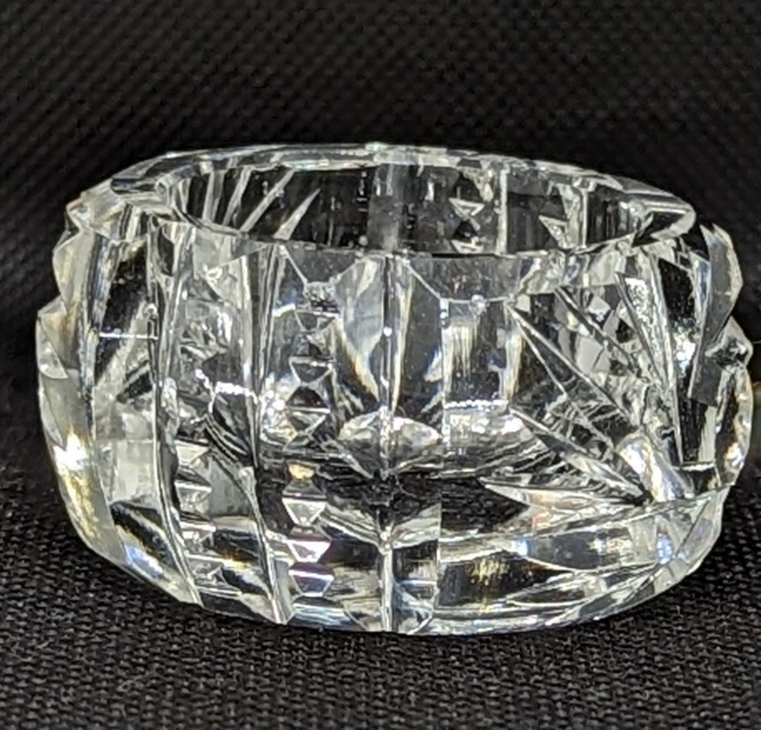 4 American Brilliant Cut Glass Salt Dips/salt Cellars - Etsy