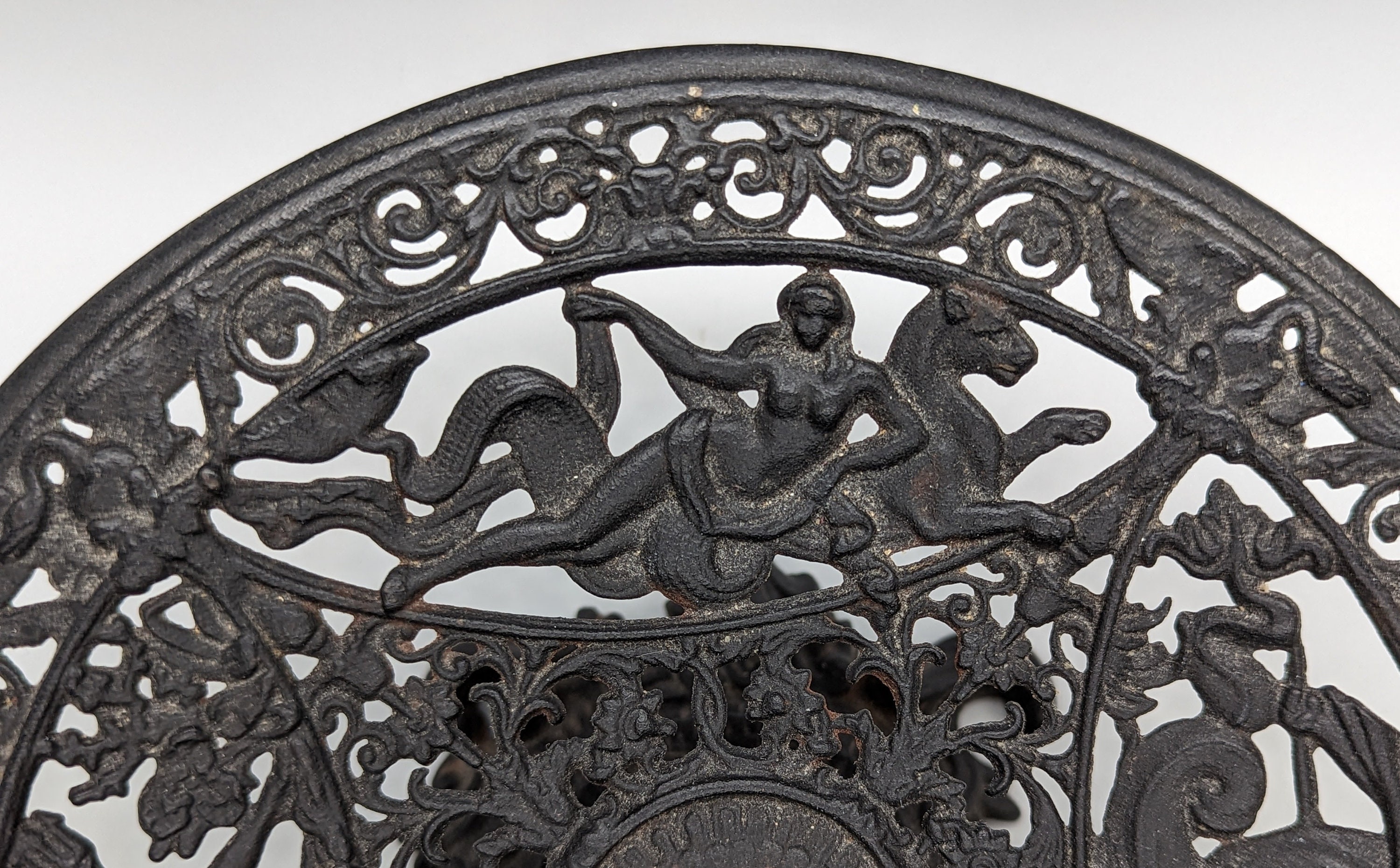 Robert Emig Greek Gods Mythology Cast Iron Ornate Pedestal - Etsy