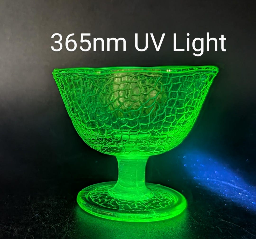 L.E. Smith Glass – by Cracky Canary Sherbet – Vaseline, Uranium Glass ...