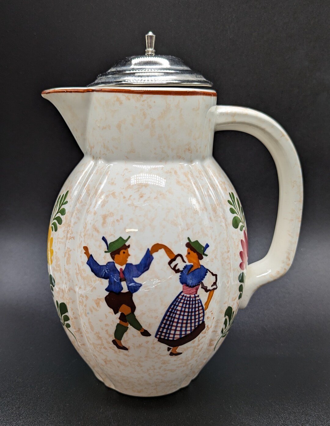 Alpine Peasant Ware Coffee Pot? – Milk Jug? – Ice Water/lemonaide ...