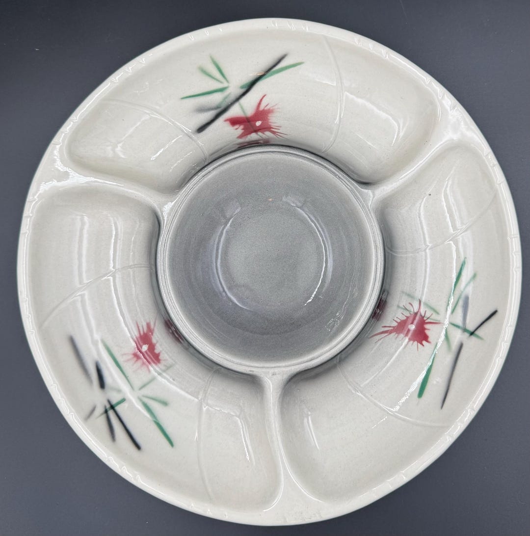 Vintage Lane & Co Van Nuys CA – Chip and Dip Platter 3060 – Made in USA ...