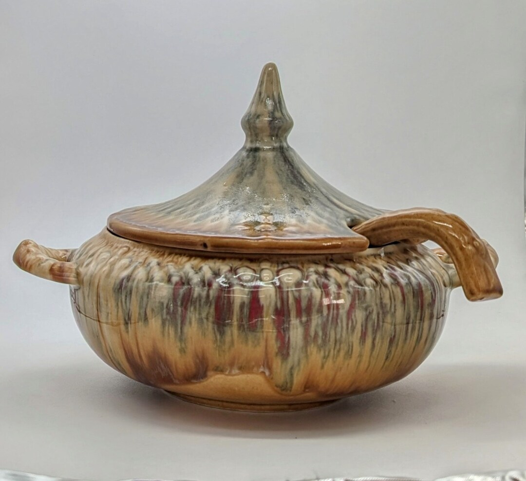 California Pottery MU 1 Soup Tureen With Lid and Ladle – Mid Century ...