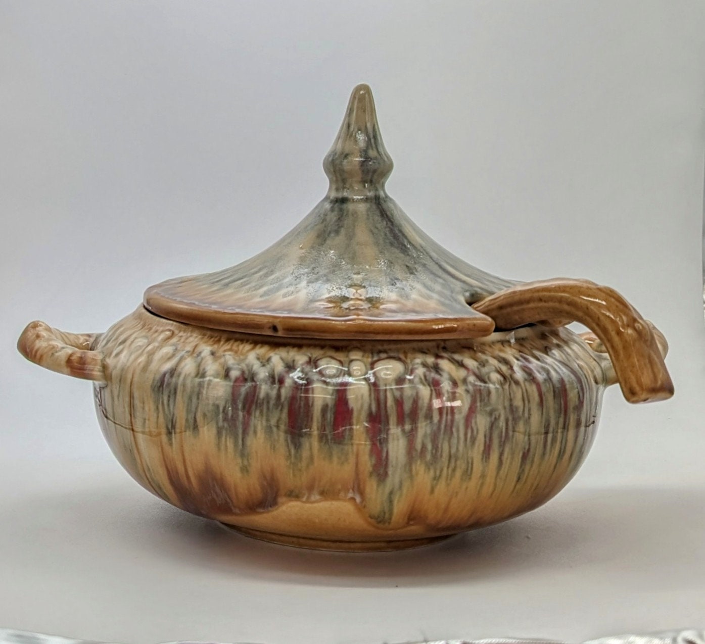 California Pottery MU 1 Soup Tureen With Lid and Ladle Mid - Etsy