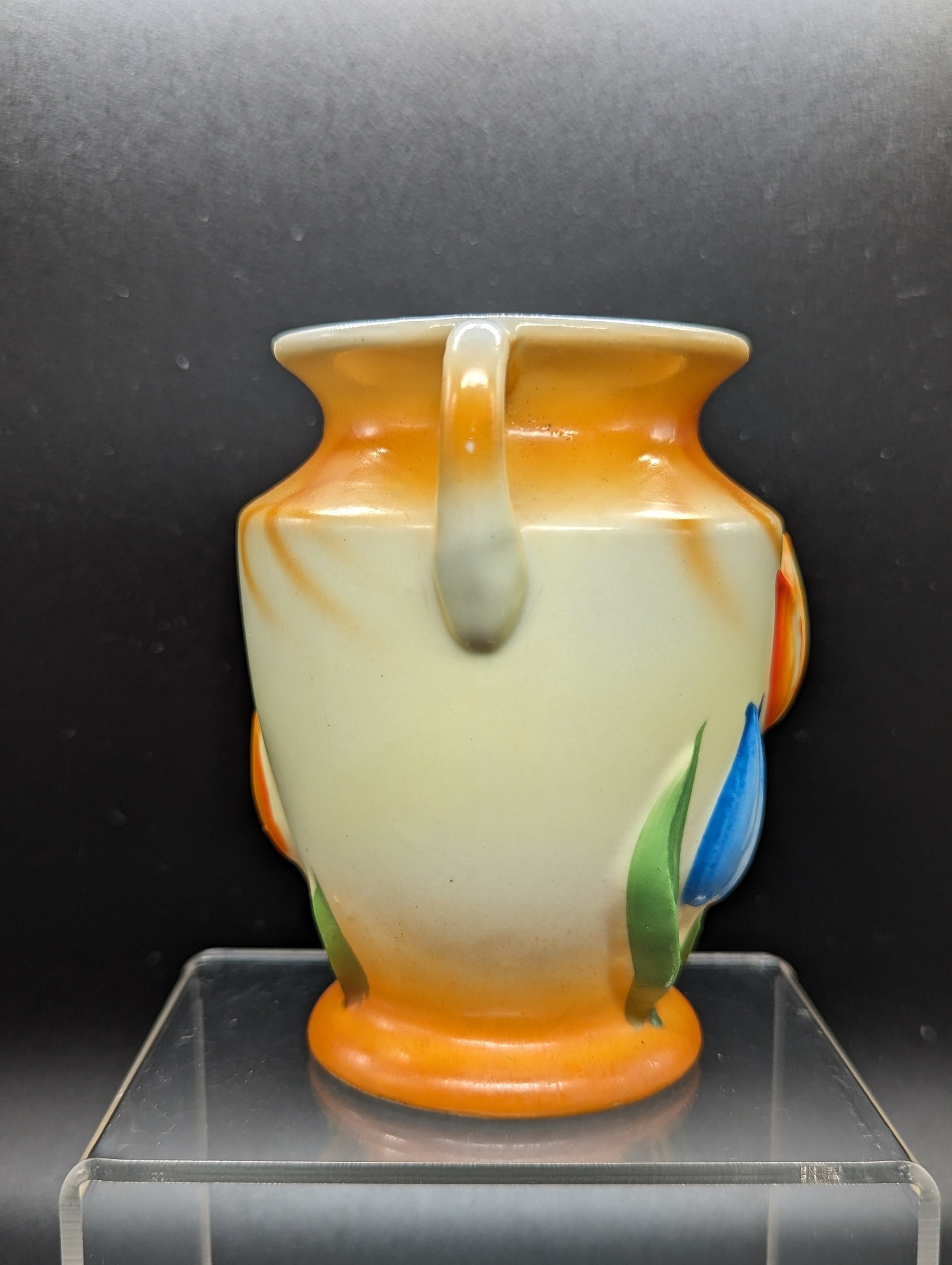 4 Porcelain Tulip Vase Hand Painted Vintage Circa 1950s - Etsy