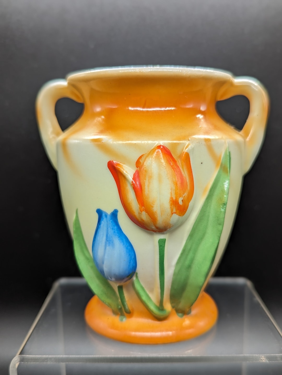 4” Porcelain Tulip Vase – Hand Painted – Vintage – Circa 1950s - Etsy