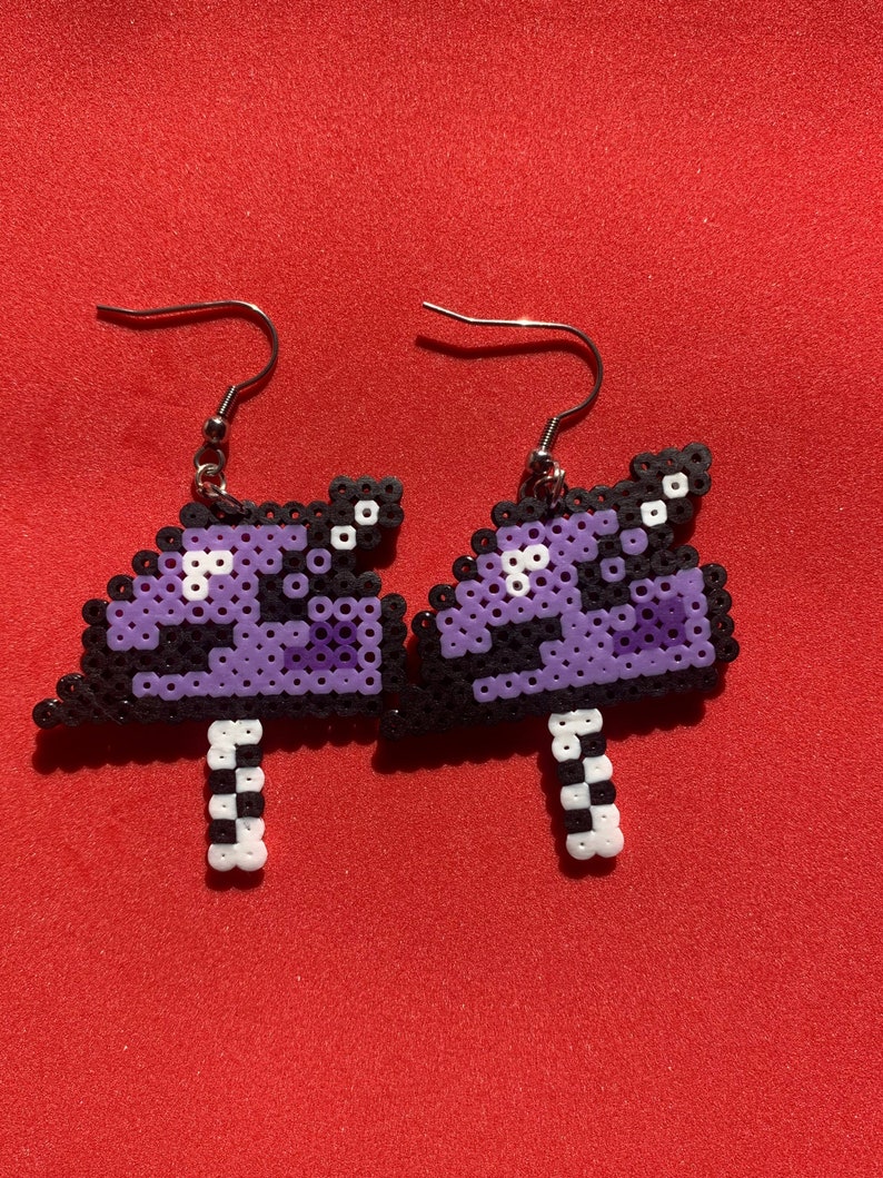 Twisted Wonderland Vice Housewardens Perler Bead Earrings - Etsy