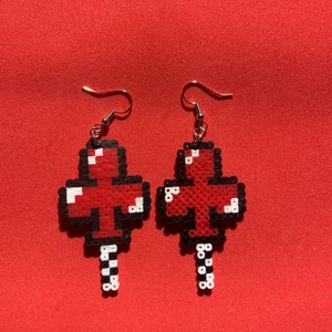 Twisted Wonderland Vice Housewardens Perler Bead Earrings - Etsy