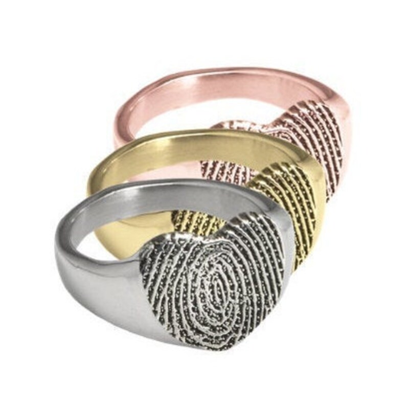 Fingerprint Ring - Etsy