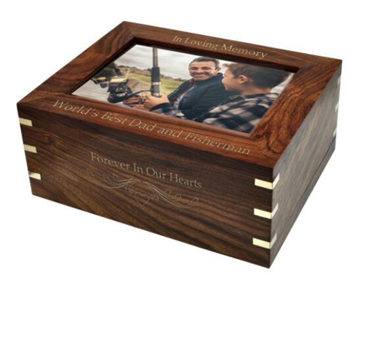 Perfect Wood Box Urn With Photo Window, Large - Etsy