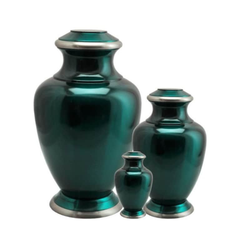 Deep Turquoise Urn (3 Sizes) - Etsy