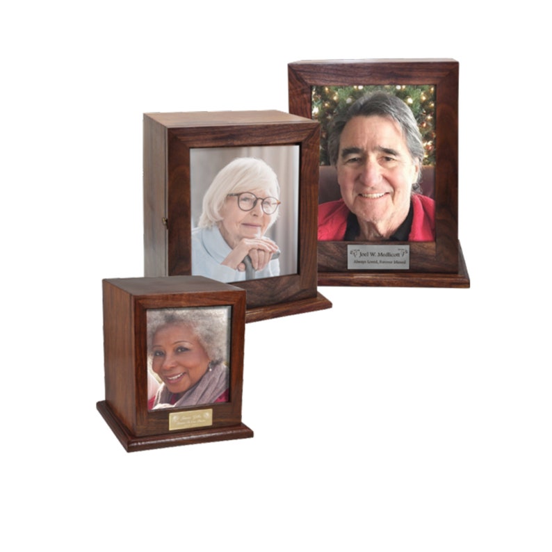 Elegant Photo Wood Urn (3 Sizes) - Etsy