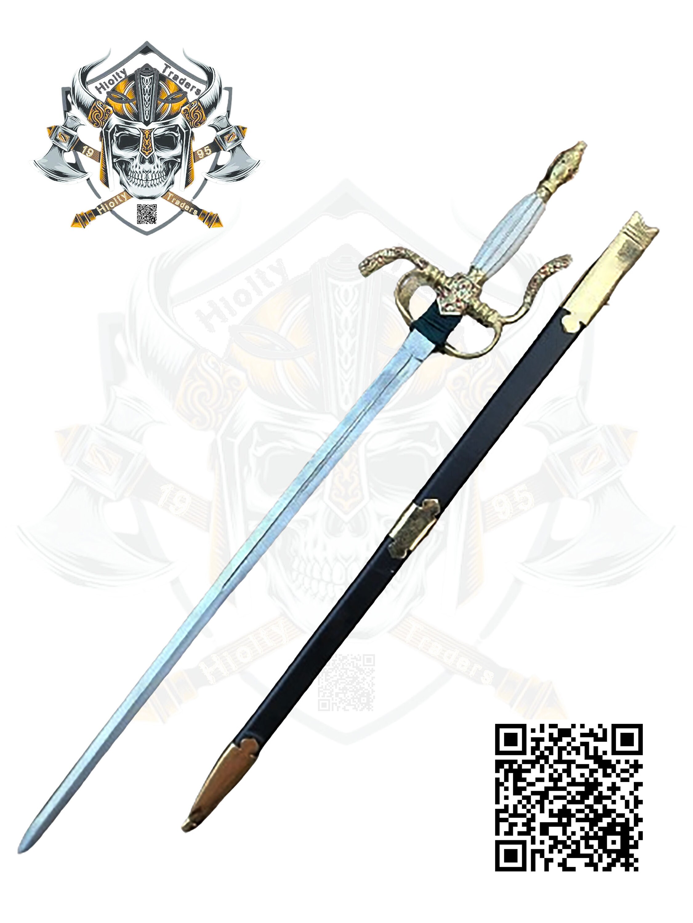 Unique Custom Camping Handmade Peter Damon Highlander Sword, Toledo ...