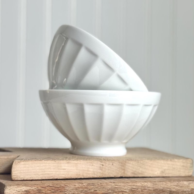 Vintage French Cafe Bowl - Etsy