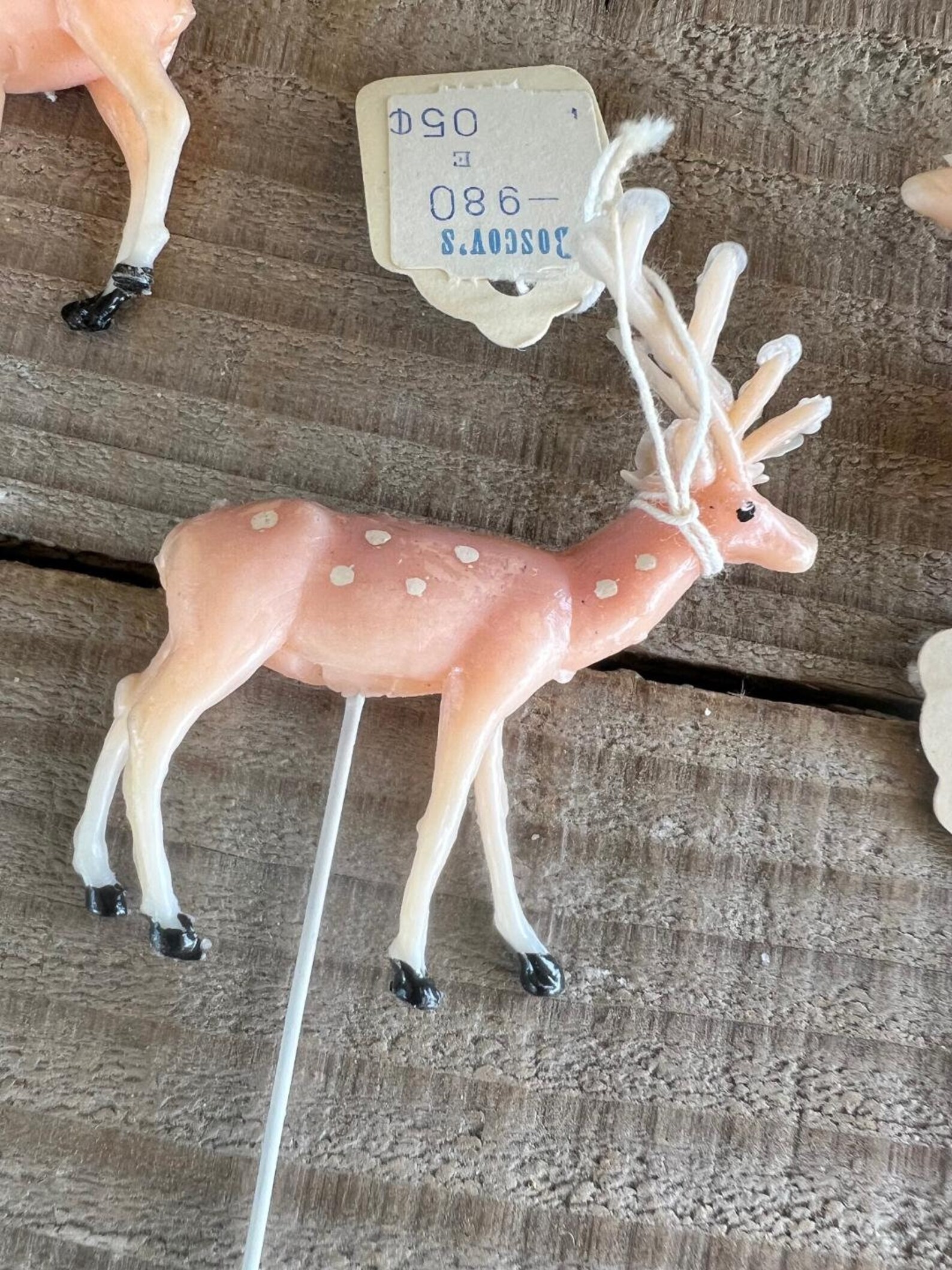 Vintage Celluloid Reindeer Picks, Boscov's Christmas Decor, Set of 6 - Etsy