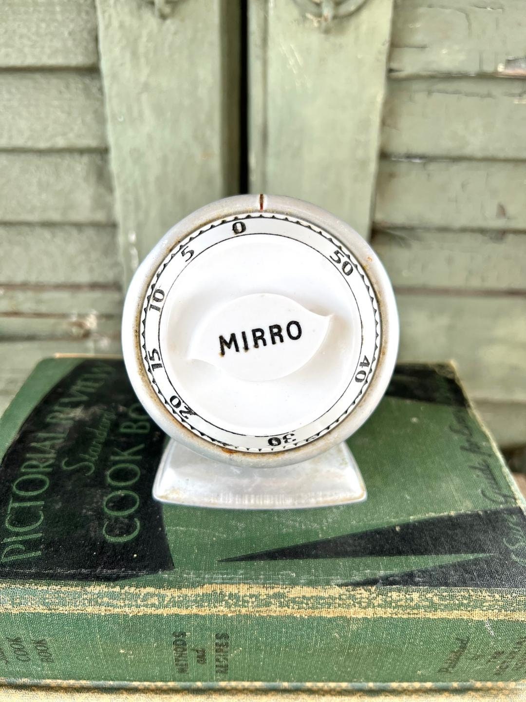 Wonderful Vintage Mid-century Metal Mirro Matic Minute Minder Kitchen ...