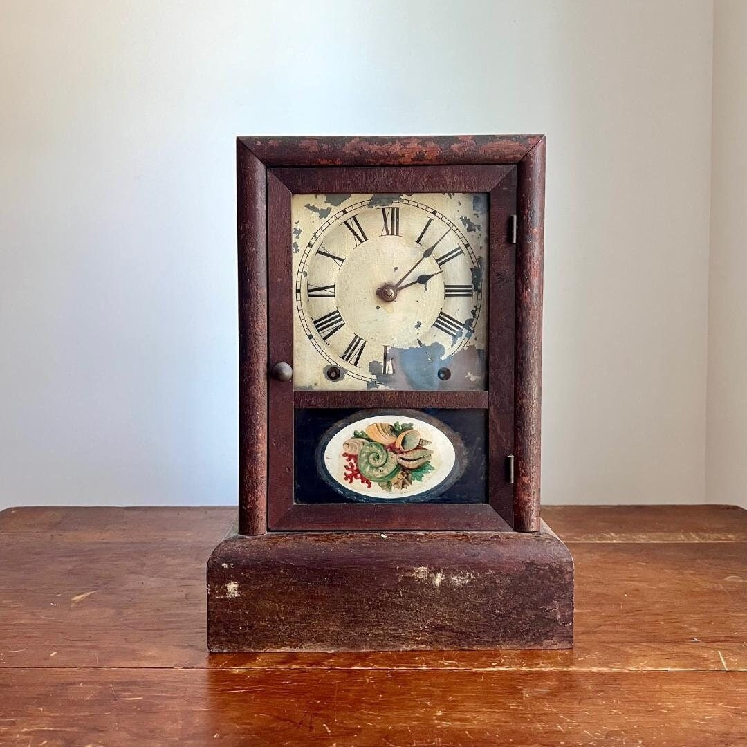 Beautiful Antique Late 1800s Seth Thomas Eight Day Spring Clock With ...