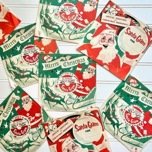 Fun Vintage 1950s Santa-gram Records With Your Choice of Available Name ...