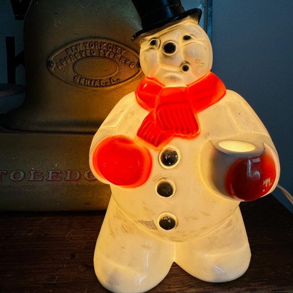 Blow Mold Snowman - Etsy