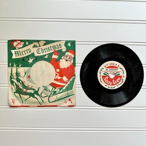Fun Vintage 1950s Santa-gram Records With Your Choice of Available Name ...