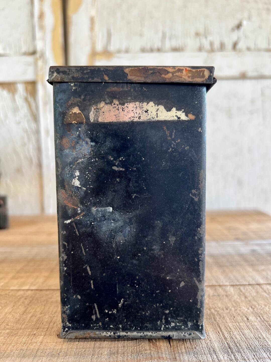 Antique Chippy Black Metal Johnson & Johnson Railroad Wound - Etsy