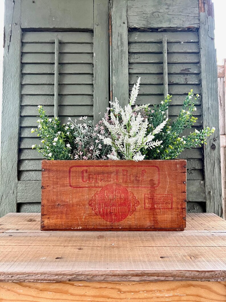 Vintage Swift's Premium Corned Beef Wooden Crate / Box - Etsy