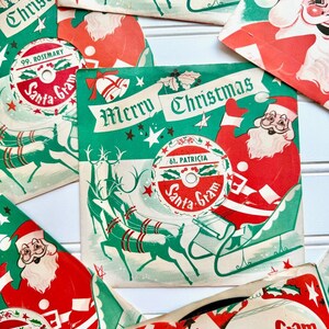 Fun Vintage 1950s Santa-gram Records With Your Choice of Available Name ...