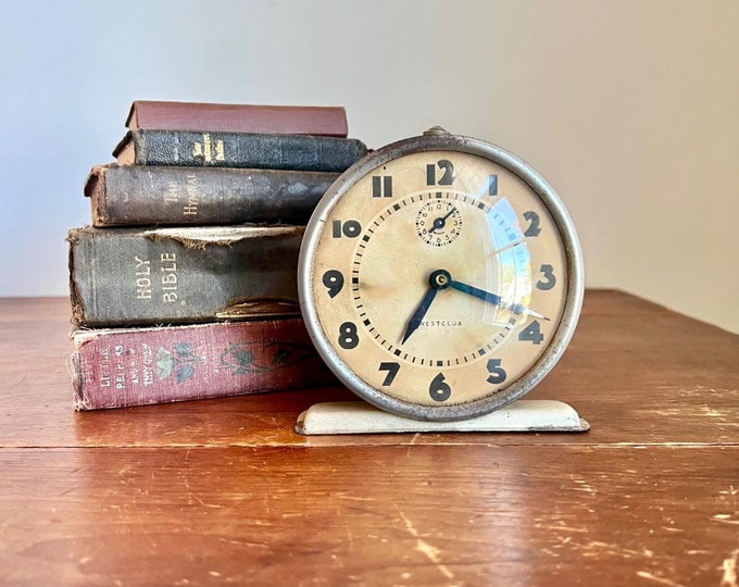 Awesome Vintage Westclox BINGO Alarm Clock With Perfect Patina (not ...