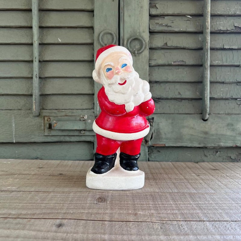 Chalkware Santa - Etsy