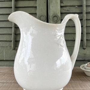 Beautiful Large Antique Ironstone Pitcher, Royal China International ...