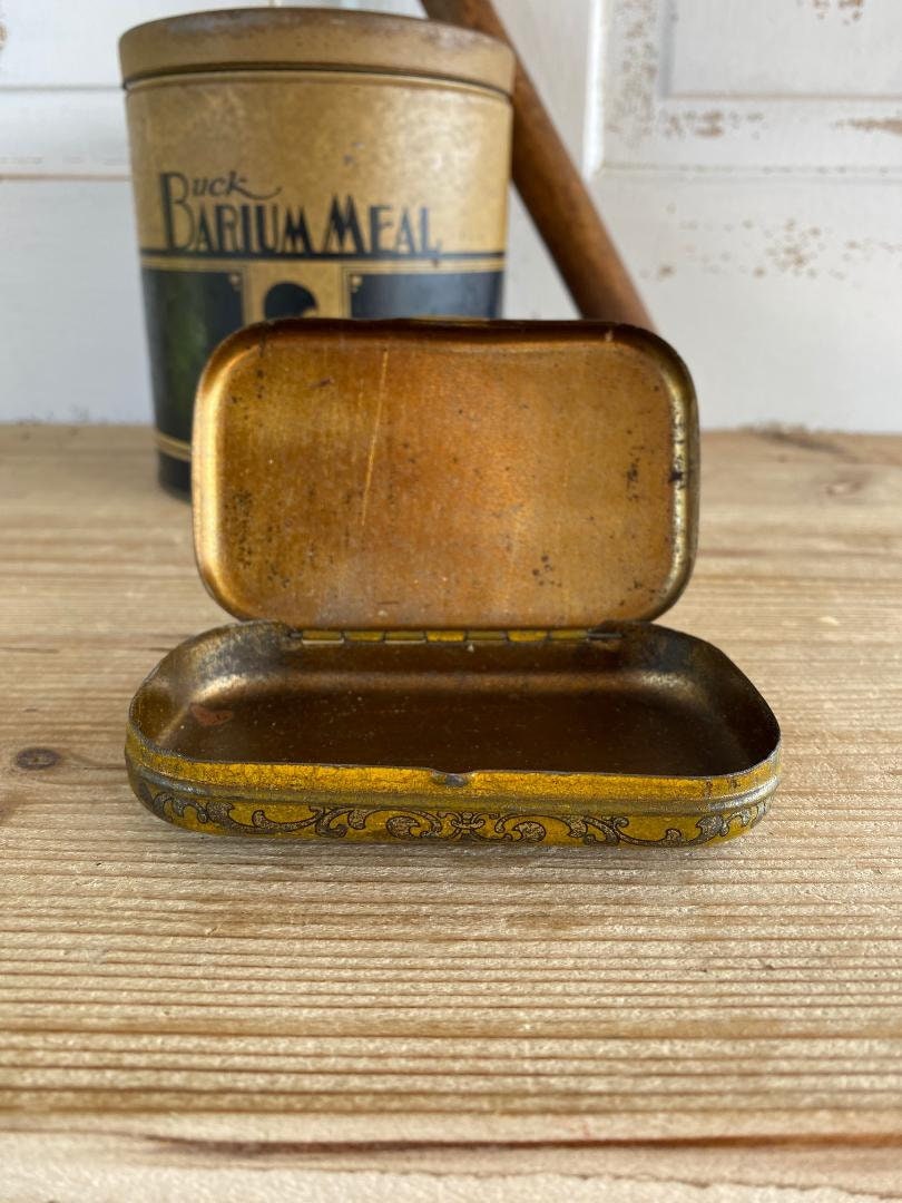 Antique May's Glycerin & Menthol Lozenges Litho Tin - Etsy