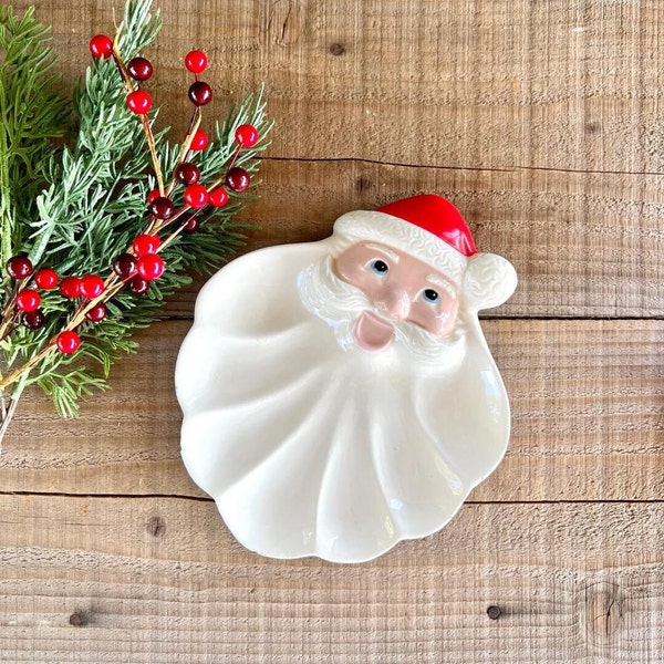 Ceramic Santa - Etsy