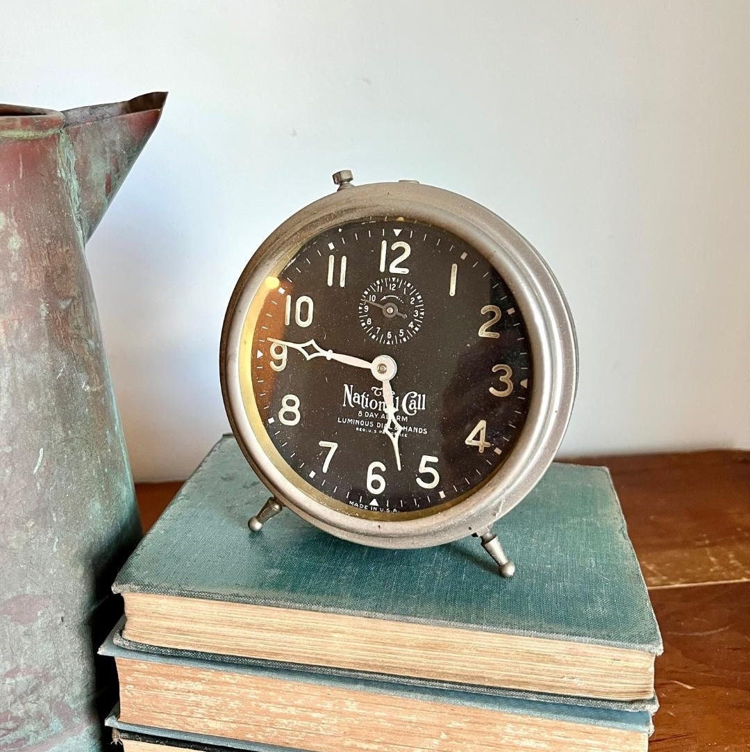 Fabulous Nearly Antique Vintage Ingraham National Call Peg Leg Alarm ...
