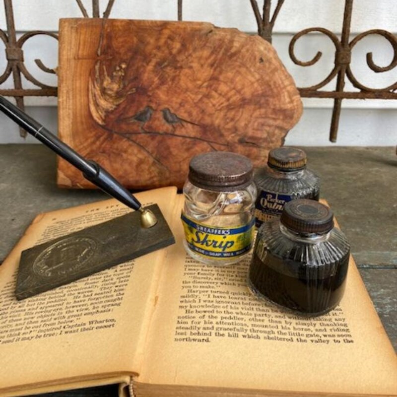 Antique Ink Bottle - Etsy