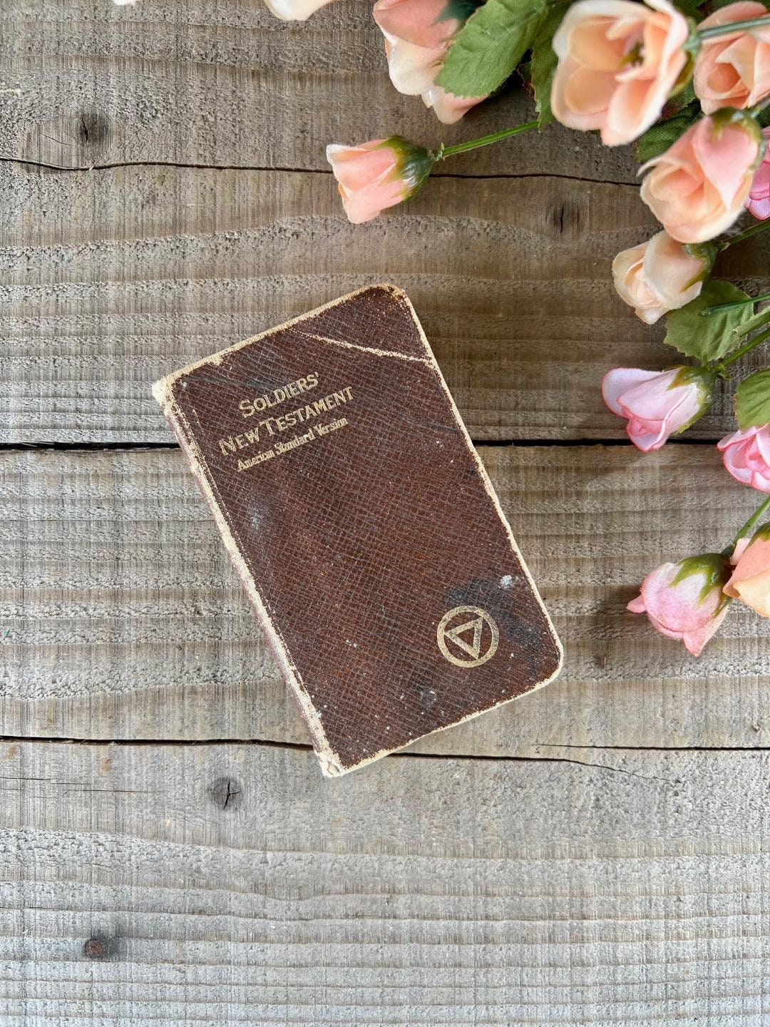 Beautiful Antique 1901 Pocket Soldier's New Testament From Fort ...