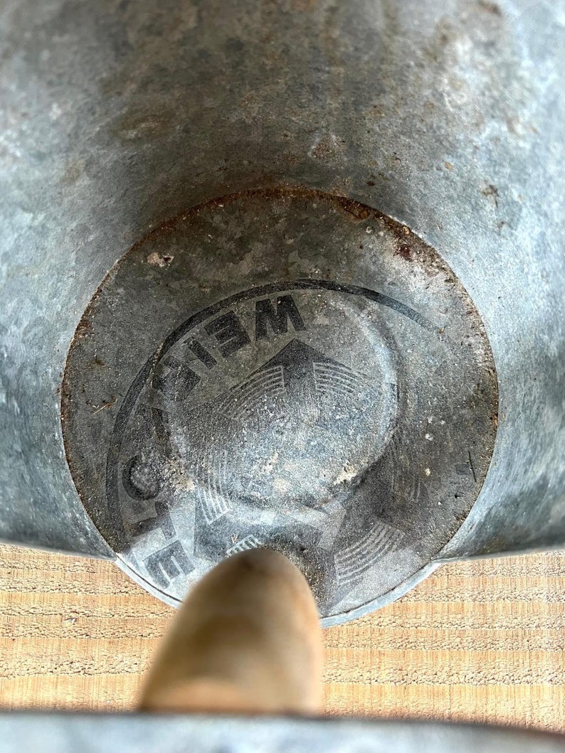 Beautiful Large Vintage / Antique Primitive Metal & Wood Grain - Etsy