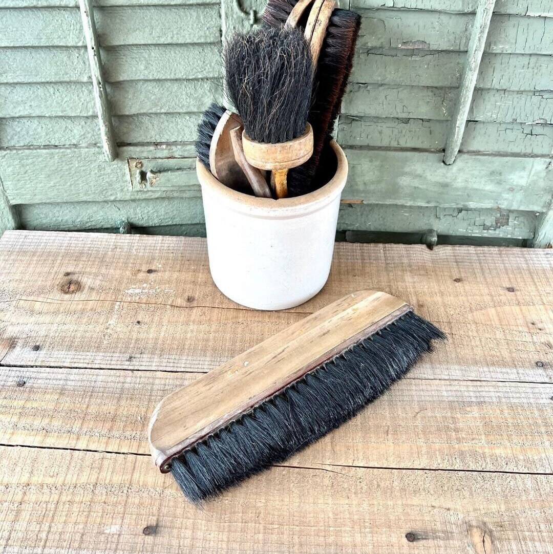 Beautiful Antique Wallpaper Brush With Perfect Patina Wooden Handle ...