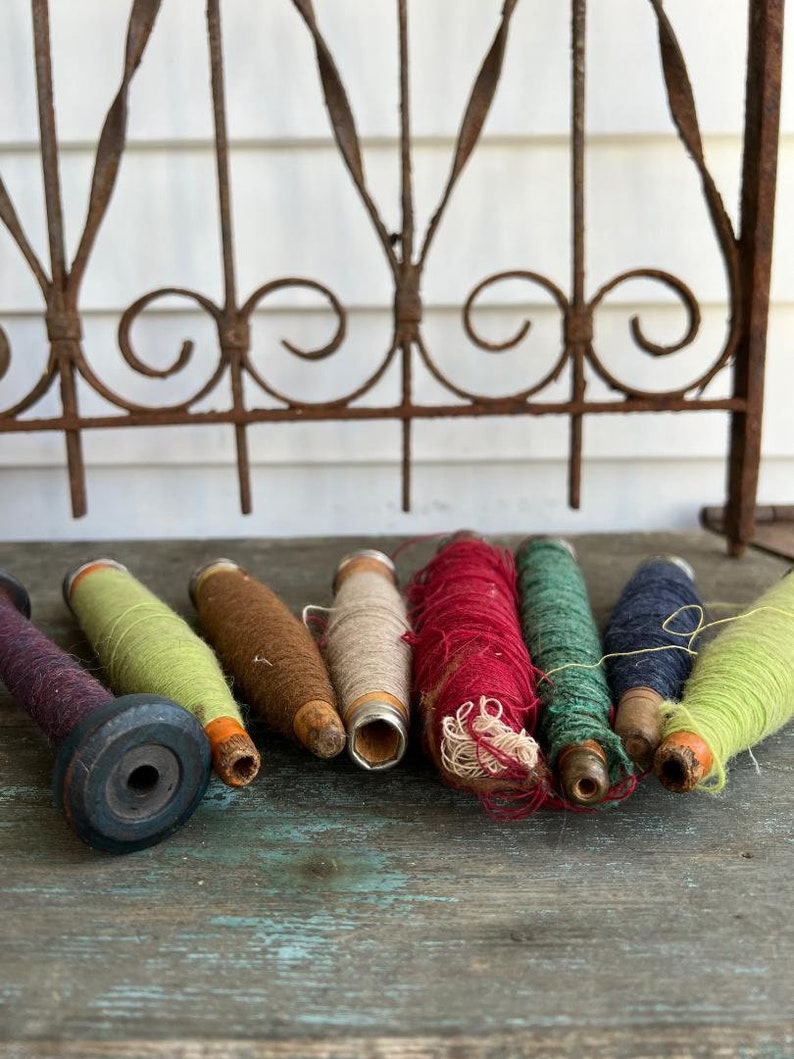 Wonderful Instant Collection of Vintage Textile Bobbins & - Etsy