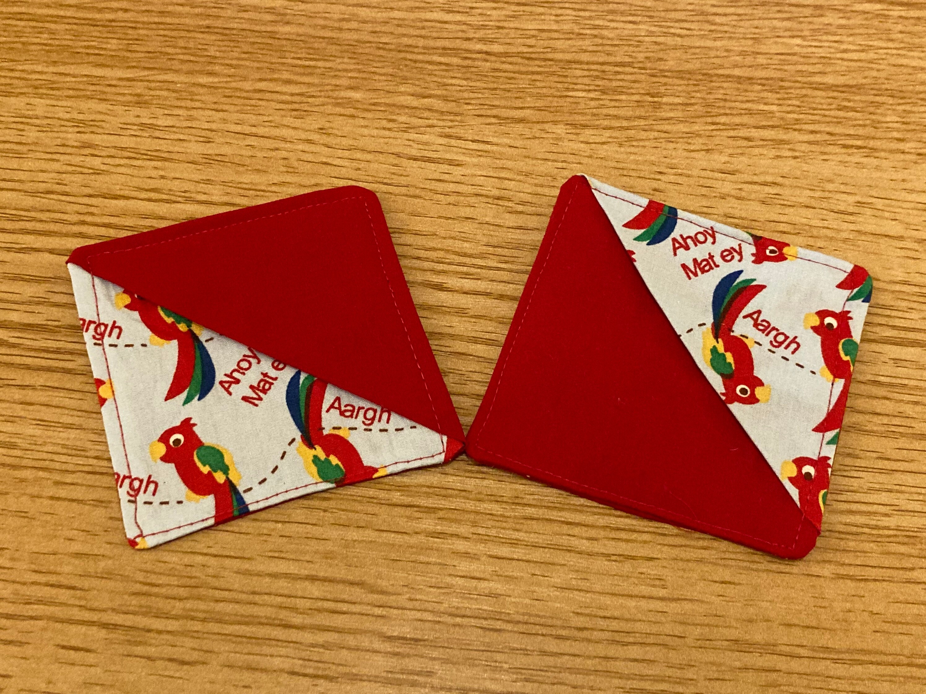 2 X Book Marks Page Saver Corner Book Mark Fabric Book | Etsy