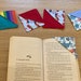 2 X Book Marks Page Saver Corner Book Mark Fabric Book - Etsy