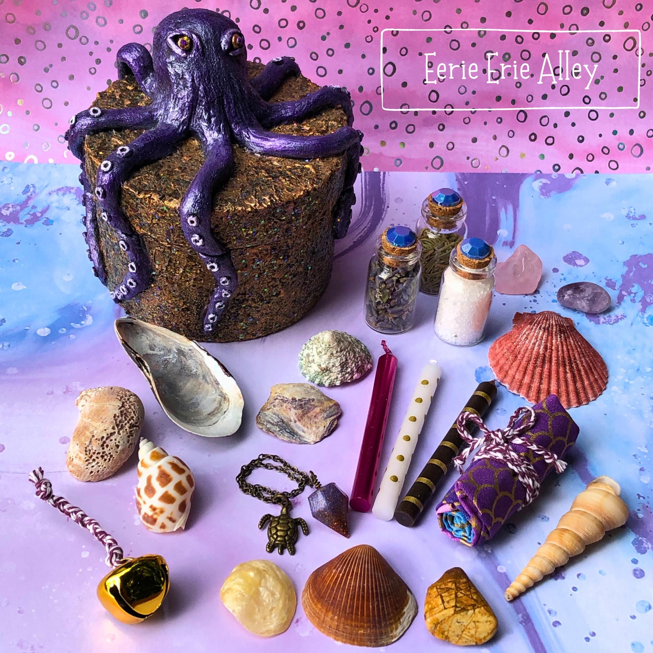 Sea Witch Altar Box Deluxe Octopus Alter Kit Witchy Vibes Water Element ...