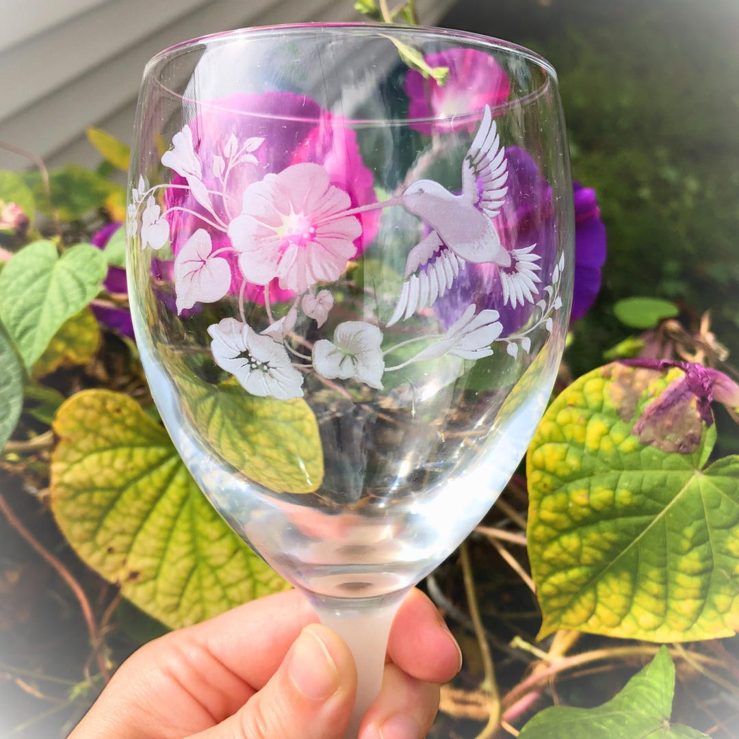 Vintage Hummingbird Goblet Elegant Avon Chalice Witchy Altar Offering ...