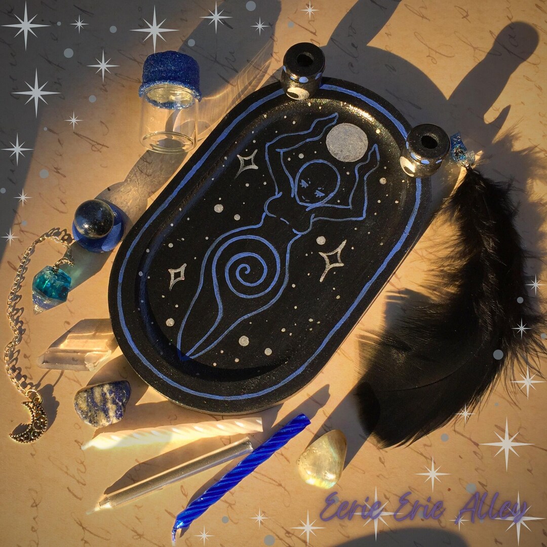 Spiral Goddess Mini Altar Board Divine Feminine Alter Decor Pocket ...