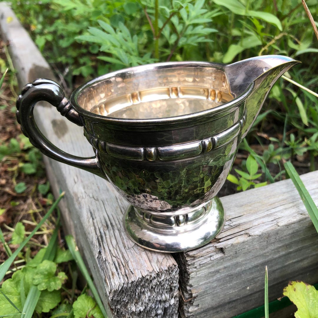 Antique Danish Silver Plate Altar Offering Vessel Viking Aesthetic ...