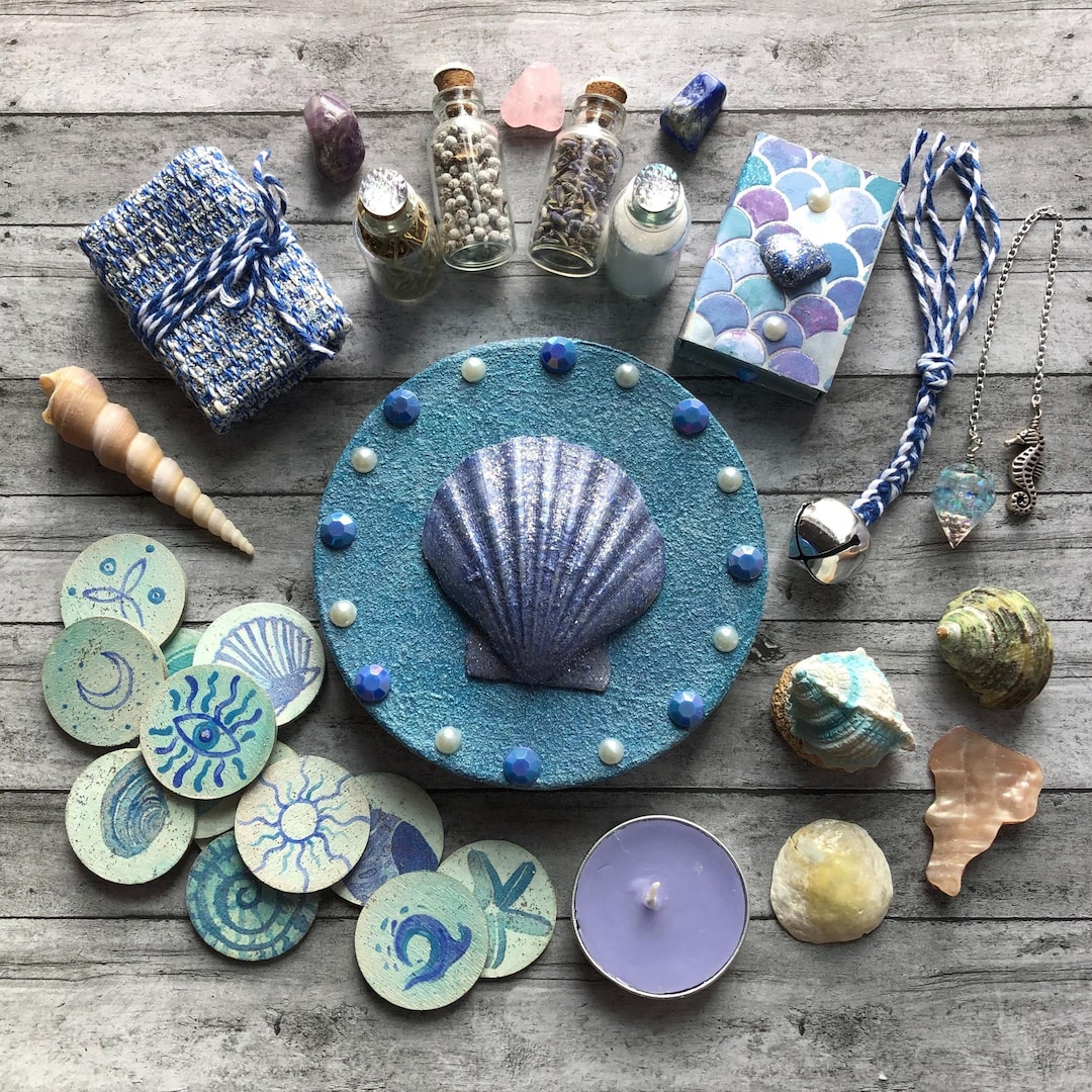 Sea Witch Altar Box Deluxe Amphritite Alter Kit Witchy Vibes Water ...